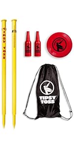 Amazon.com: GoSports Tower 5 Giant Ring Swing Versus Game for Adults ...