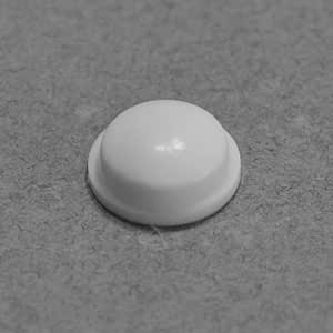ajile - Pack of 12 - Stick on Adhesive Dome feet 11.1 x 5 White Door ...