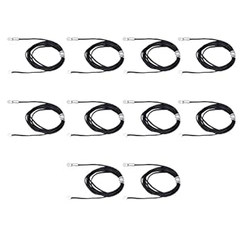 Temperature Sensor Probe, 10Pcs NTC Thermistor Temperature Sensor 2m ...
