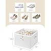 Amazon.com: StorageWorks Shoe Organizer for Closet, Fits up to 16 Pairs ...