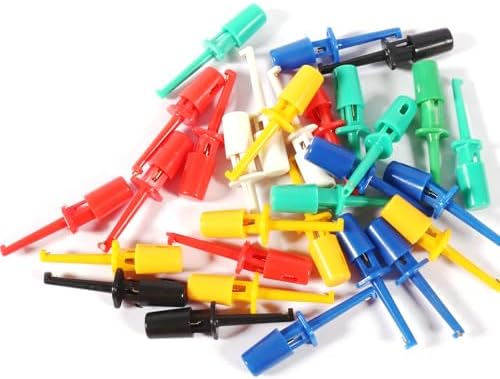Amazon | DIANN 30pcs Test Hooks Clips Single Hook Clip Colorful Spring ...