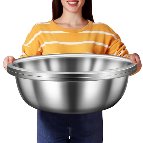 The Ultimate Kitchen Tool: Extra Large Stainless Steel Bowls