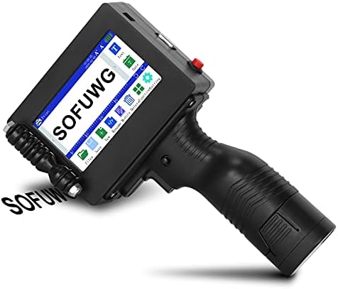 Handheld Inkjet Printer, Intelligent Handheld Printer with 4.3 Inch ...