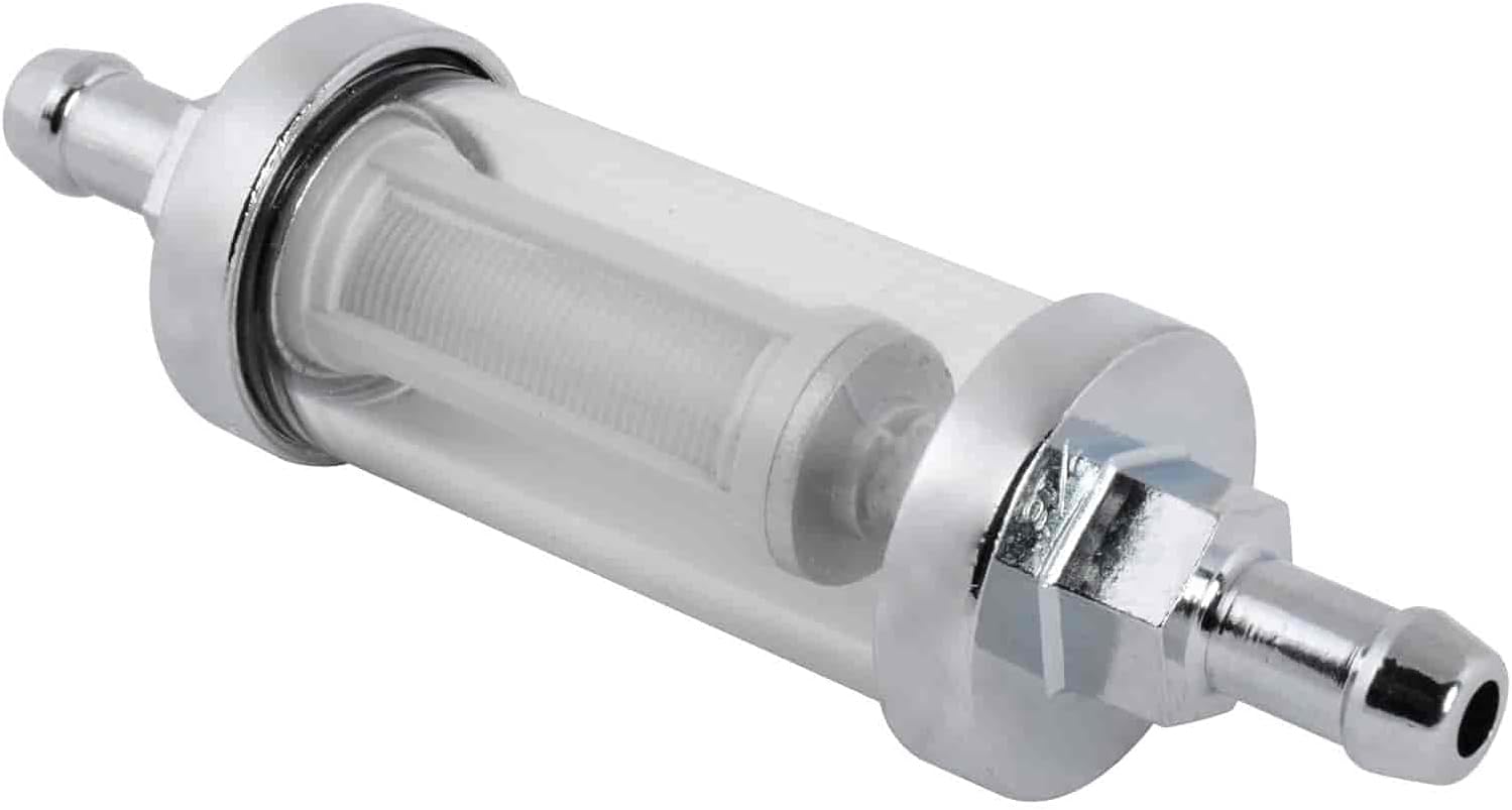 Amazon.com: JEGS Clearview In-Line Fuel Filter | 5/16” Male/Male ...
