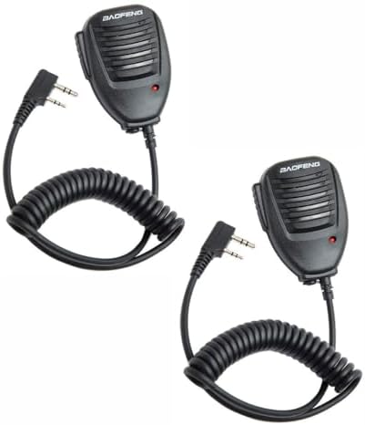 Amazon.com: BAOFENG UV-5R Mic for Ham Radio Shoulder Speaker Mic with ...