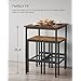 Amazon.com: VASAGLE Bar Table, Small Kitchen Dining Table, High Top Pub ...