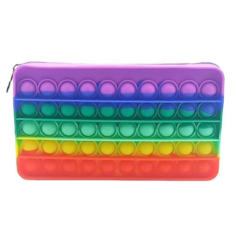 Buy Silicone Cute Aesthetic pop it Pencil Case | Pen Case, pencilcase ...