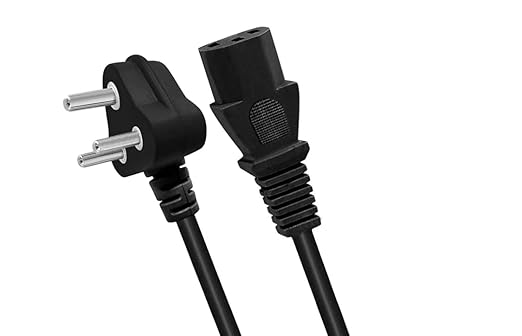 Computer Power Cable Cord for Desktops PC and Printers/Monitor SMPS ...
