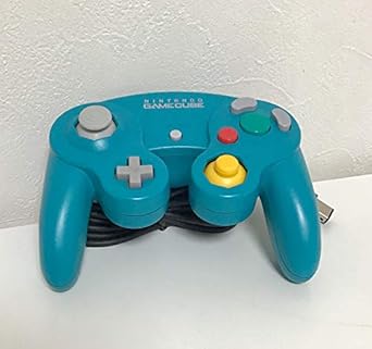 Amazon.com: Nintendo GameCube dedicated controller emerald blue ...
