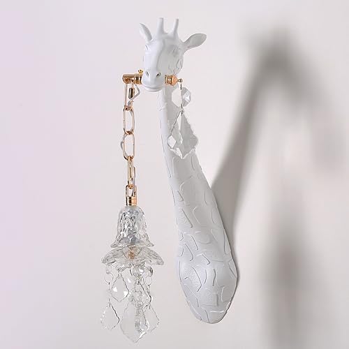 Joon Giraffe Wall Sconce - Animal Lamp for Bedroom & Living Room ...