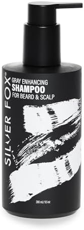 Amazon.com : Godefroy Silver Fox Beard and Scalp Shampoo Gray Reducing ...