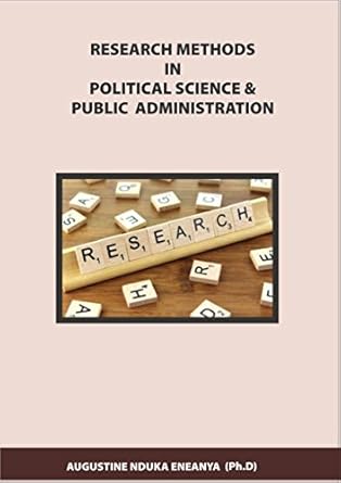 Amazon.com: RESEARCH METHODS IN POLITICAL SCIENCE AND PUBLIC ...