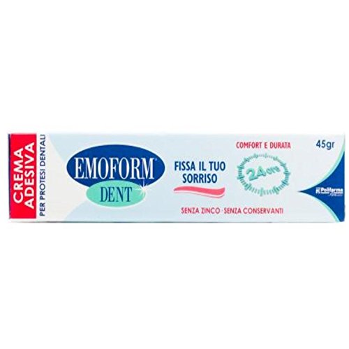 EMOFORM DENT crema adesiva per protesi dentali : Amazon.it: Salute e ...