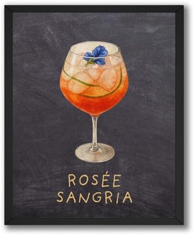 Amazon.com: InkFlow Posters Rosée Sangria Poster - Wine Cocktail ...