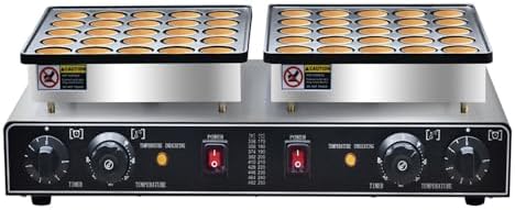 Amazon.com: PYY Mini Pancakes Maker Machine - 25pcs Electric Mini ...