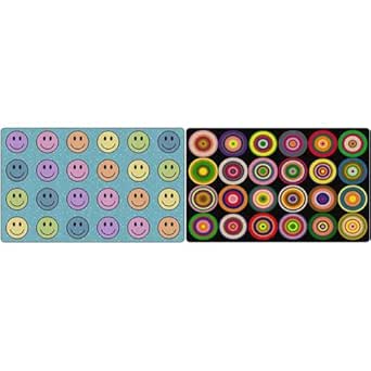 Amazon.com: Flagship Carpets Smiley Seating Classroom Area Rug Bundle ...