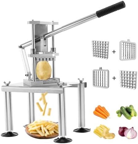 Amazon.com: Commercial Potato Vegetable Chopper, Stainless Steel French ...