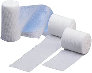 Elastische Mullbinde glatt 20 Stk. 4m lang unterschiedliche Breiten (8 ...