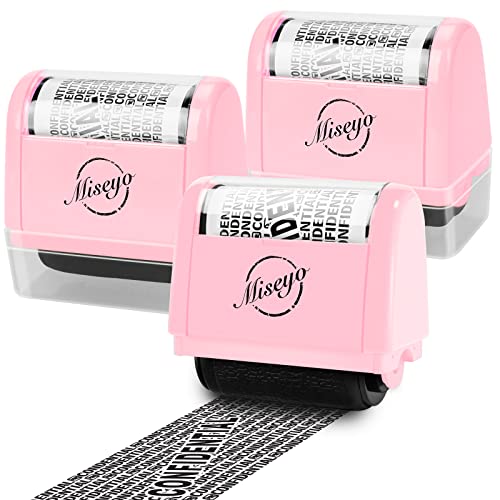 Miseyo Wide Roller Stamp Identity Theft Stamp 1.5 Inch Perfect for ...
