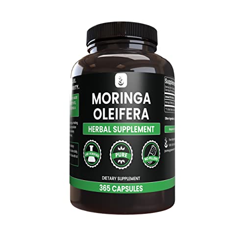 Pure Original Ingredients Moringa (365 Capsules) No Magnesium Or Rice ...