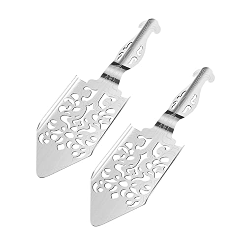 Mikinona Stainless Steel Absinthe Spoons Set of 2 Absinthe Dripper and ...