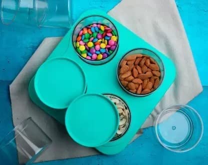 Buy MANDANI SALES Snack Serving Jars with Lid Airtight Container Jar ...