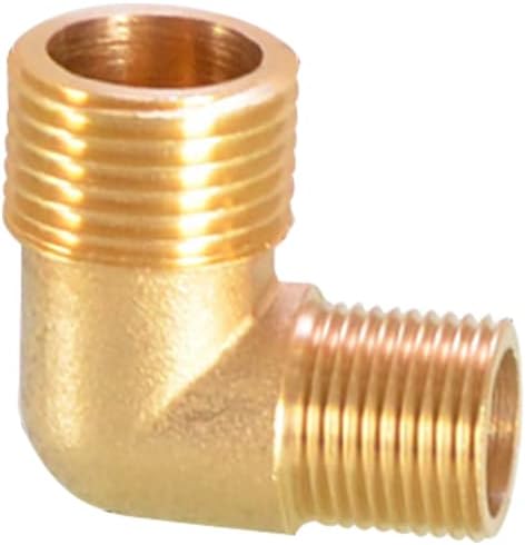 Threaded Fittings Brass Pipe 90 Degree Connectors Brass Hose Barb BSP ...