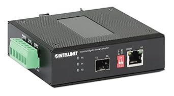 Amazon.com: Intellinet Industrial Gigabit Ethernet Media Converter ...
