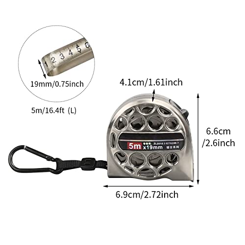 Waterproof Titanium Tape MeasureHigh Precision Retractable Hollow Tape ...