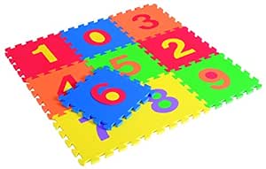 Buy Kids Play Mat - Numbers And Animals Foam Floor Matt - 10 ...