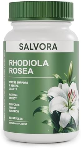 Amazon.com: Salvora Rhodiola Rosea Supplement – Golden Root Adaptogen ...