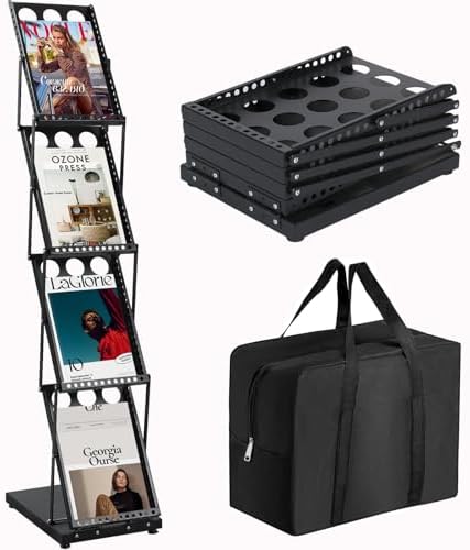 Amazon.com: ARNOTEKS Foldable Brochure Display Stand Magazine Catalog ...