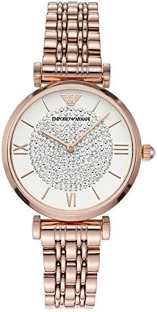 Buy Emporio Armani Stainless Steel Analog Off-White Dial Women Watch ...