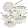 Amazon.com: KitchenAid Hard Anodized Ceramic Nonstick Pots and Pans Set ...