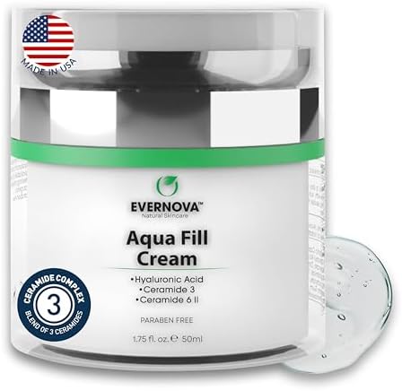 Amazon.com: Evernova Aqua Fill Cream with 3 Ceramide Complex and ...
