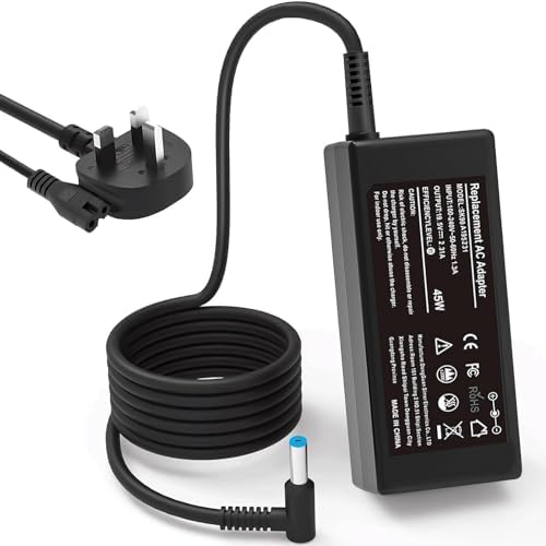 45W Laptop Charger for HP, 19.5V 2.31A Power Supply Compatible with HP ...