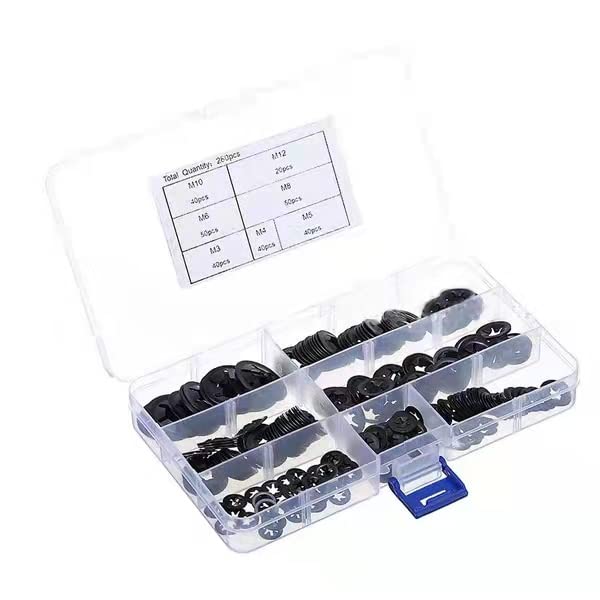Starlock Washers Quick Lock Starlock 280pcs M3 M4 M5 M6 M8 M10 M12 ...