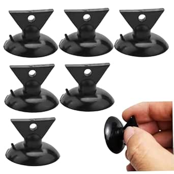 6PCS PVC Light Bulb Suction Cup Removal Tool Set 35mm Dia. Small ...