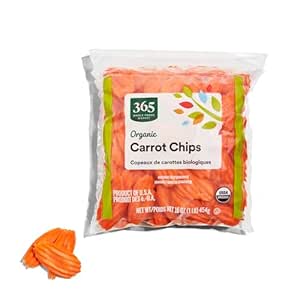 Amazon.com: 365 by Whole Foods Market, Carrot Chips Organic, 16 Ounce ...