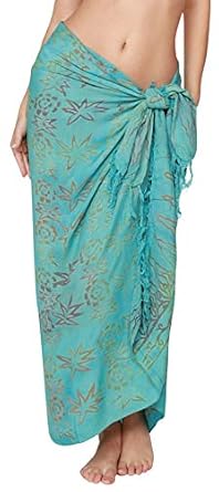 Buy INGEAR Beach Long Mandala Batik Sarong Womens Swimsuit Wrap Cover ...