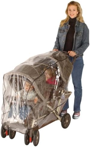 Amazon.com : Double Stroller Rain Cover, Waterproof Weather Shield for ...