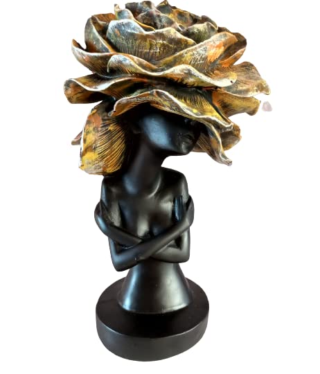 Buy KRITIKA Creation African Lady Showpiece for Home Decor, Black ...