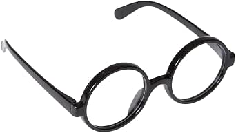 Amazon.com: Fancy Pants FunTime Wizard Glasses Dweeb Glasses – Black ...
