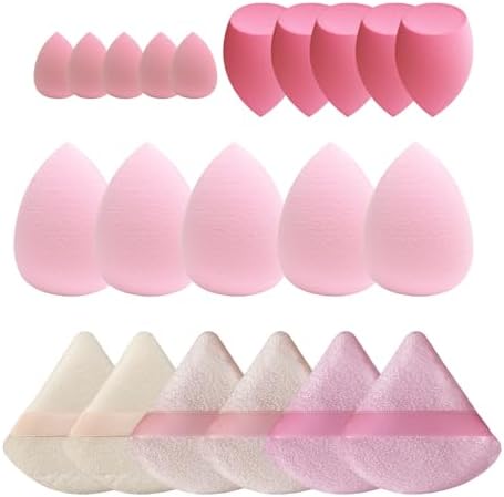 Amazon.com : Makeup Sponge Set Blender Sponges 14 Pcs for Liquid Cream ...