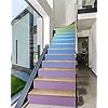 Amazon.com: FLFK Iridescent Stair Stickers - Set of 15, Peel and Stick ...