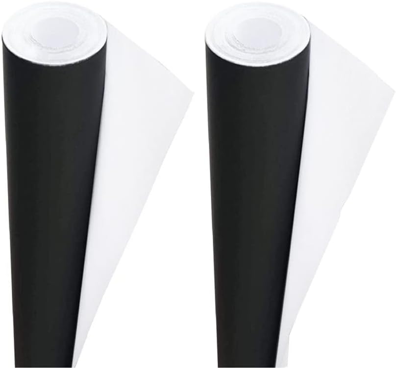 3Ace Crafts 2 Pcs Roll/Display Poster Paper – 10 m x 76 cm Black ...