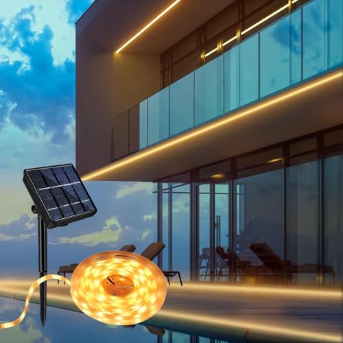 Solar Panel Outdoor LED Strip | LED Moment