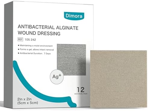 Amazon.com: Dimora Upgrade Silver Calcium Alginate Wound Dressing ...
