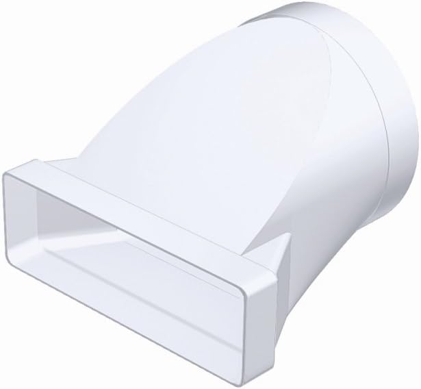 Amazon.com: Megaduct 220 Straight Rectangular to Round 150mm Adaptor