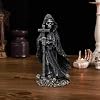 Amazon.com: MBVBN Halloween Skeleton Statue for Gothic Decor, Skull ...